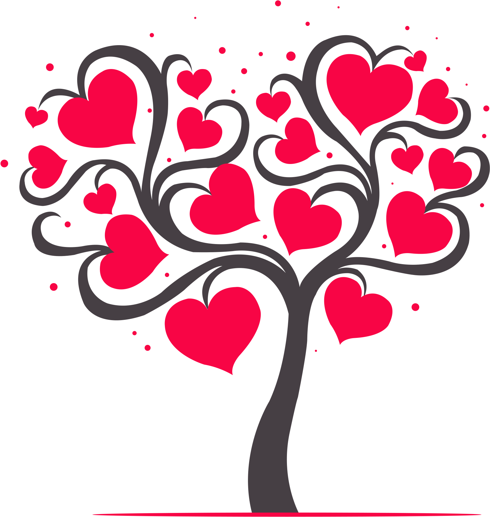 Love Tree Clip Art - Png Download - Full Size Clipart (#2394964 ...