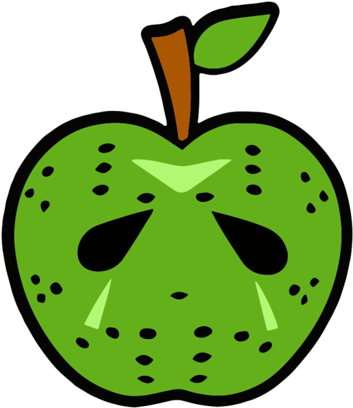 Bad Apple Clip Art - Png Download - Full Size Clipart (#2400623 ...