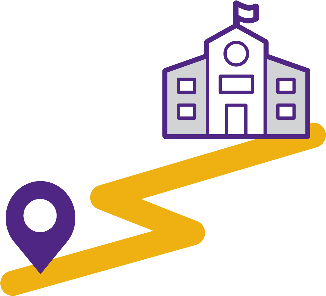 Map To School Graphic Clipart - Full Size Clipart (#2400684) - PinClipart