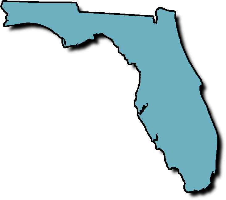 Florida Png Clipart - Full Size Clipart (#2401900) - PinClipart