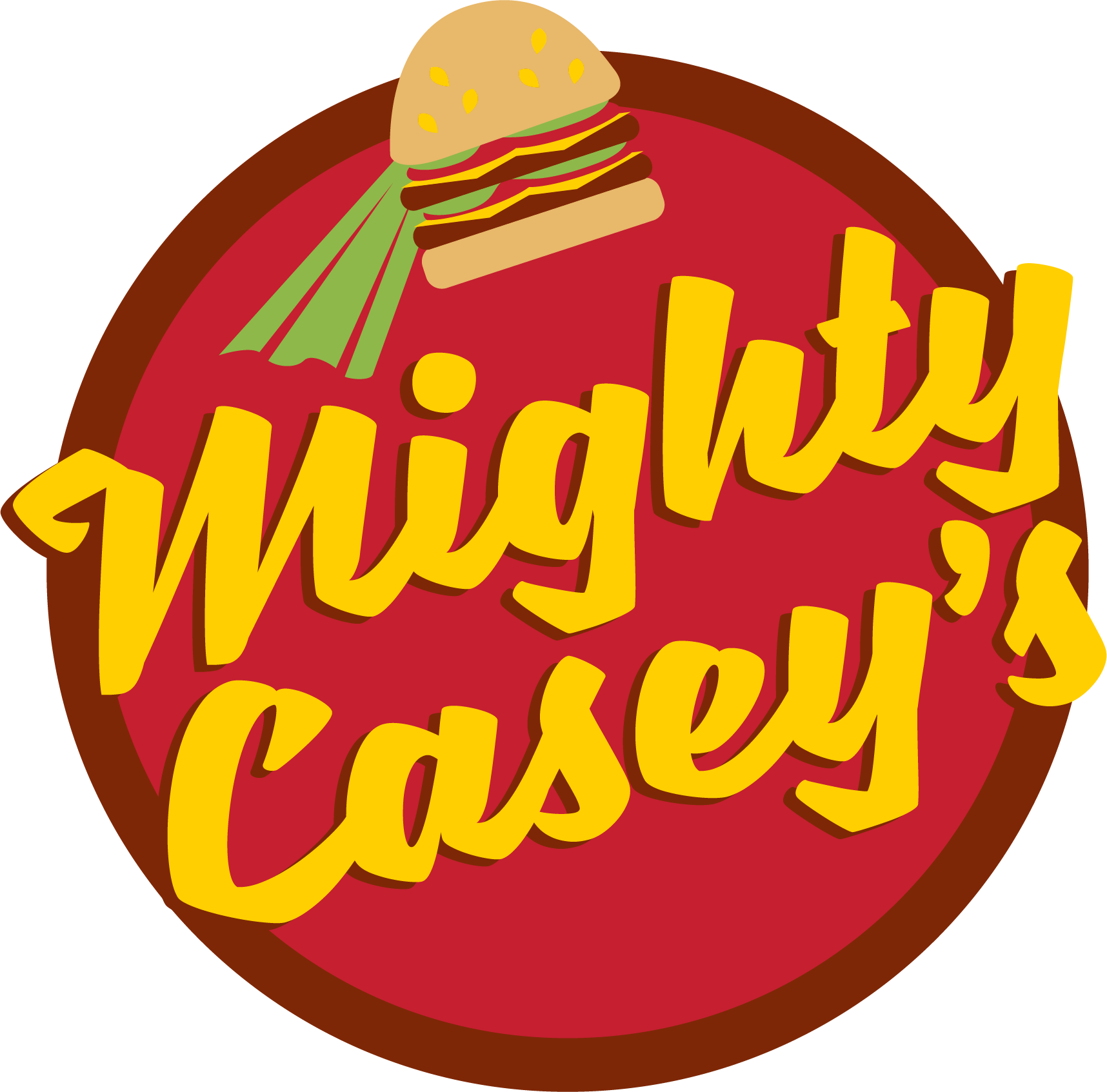 A Branding Campaign I Created For Mighty Casey's, A Clipart - Full Size ...