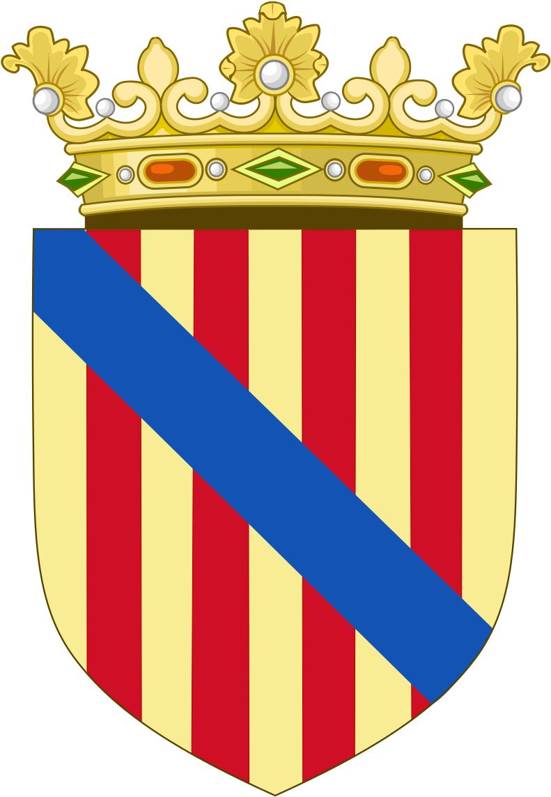 Coat Of Arms Of The Kingdom Of Majorca And The Balearic Clipart - Full ...
