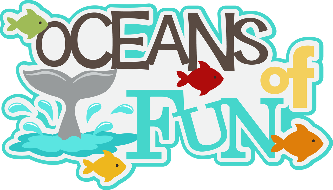 Oceans Of Fun Title L Svg Cutting Files Clipart - Full Size Clipart ...