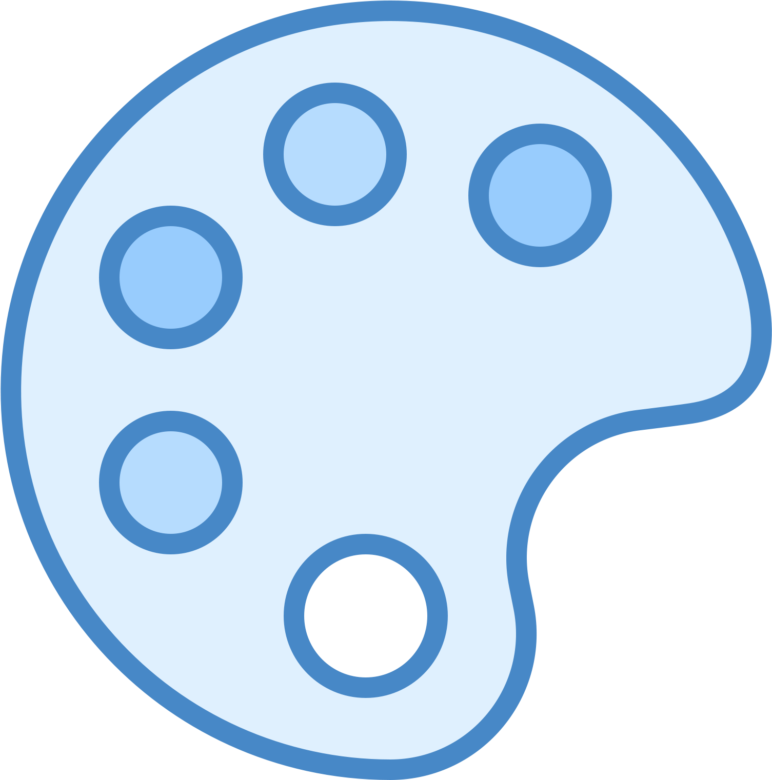 Color Palette Icons Clipart - Full Size Clipart (#2414682) - PinClipart