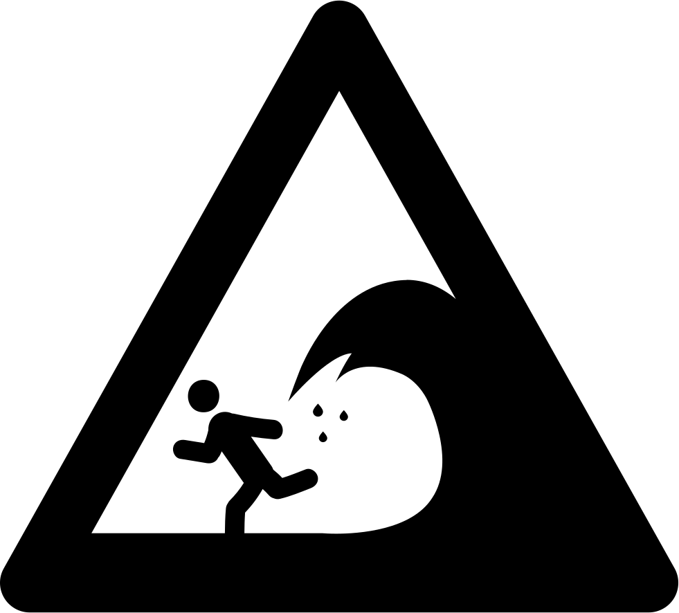 Warning Signal Of Big Waves Comments Clipart - Full Size Clipart ...