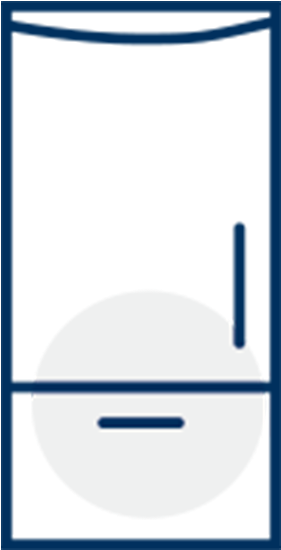 Bottom Freezer Clipart - Full Size Clipart (#2422519) - PinClipart