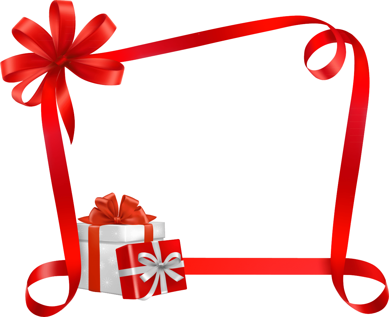 Christmas Presents Clip Art Borders - Png Download - Full Size Clipart ...