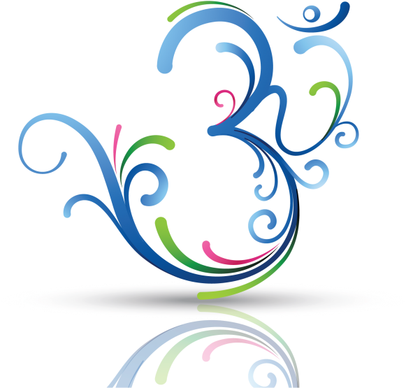 Fantaboy Blue Om Colorful Decals/stickers Clipart - Full Size Clipart ...