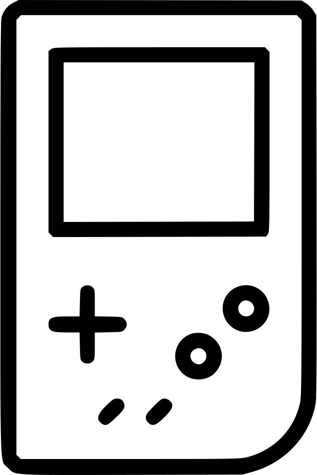 Nintendo Gameboy Video Console Games Gaming Device Clipart - Full Size ...