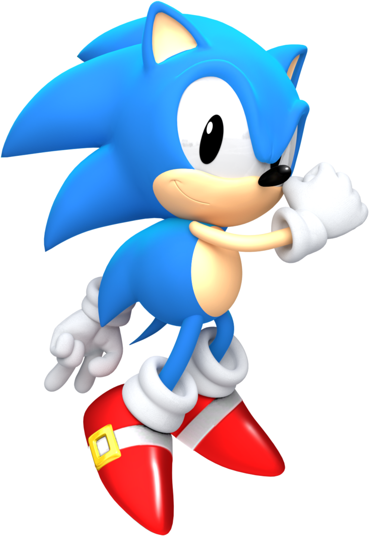 Classic Sonic Render By Jaysonjeanchannel Sonic Mania, Clipart - Full ...