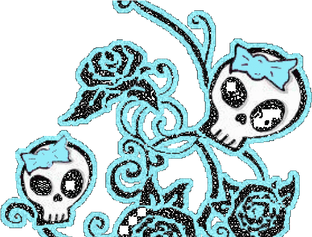 Emo Clipart Skull - Png Download - Full Size Clipart (#2443977 ...