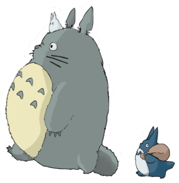 Freetoedit Totoro Miyazaki Animes Anime Clipart - Full Size Clipart ...