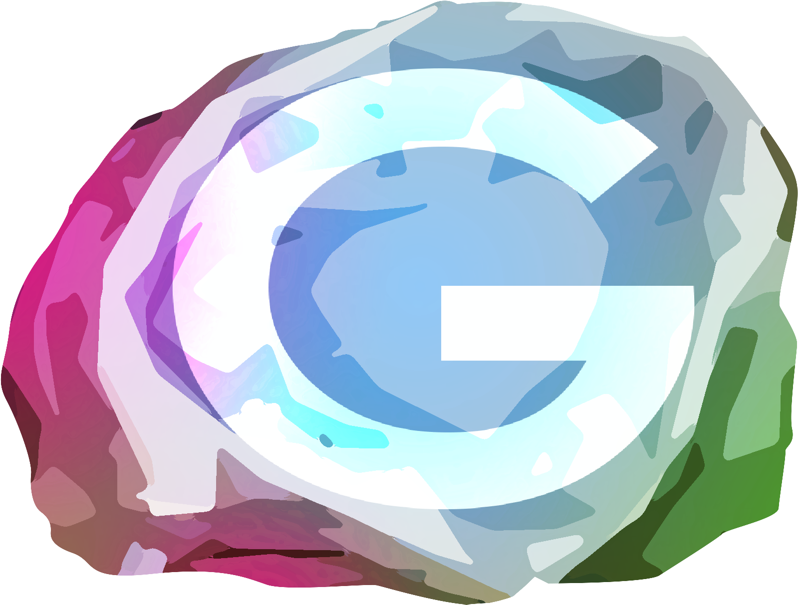 Geode Clip Art - Png Download - Full Size Clipart (#2444205) - PinClipart