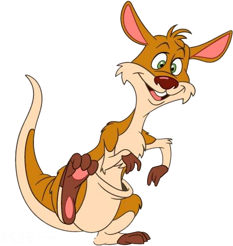 Red Kangaroo Illustration Transprent Clipart - Full Size Clipart ...