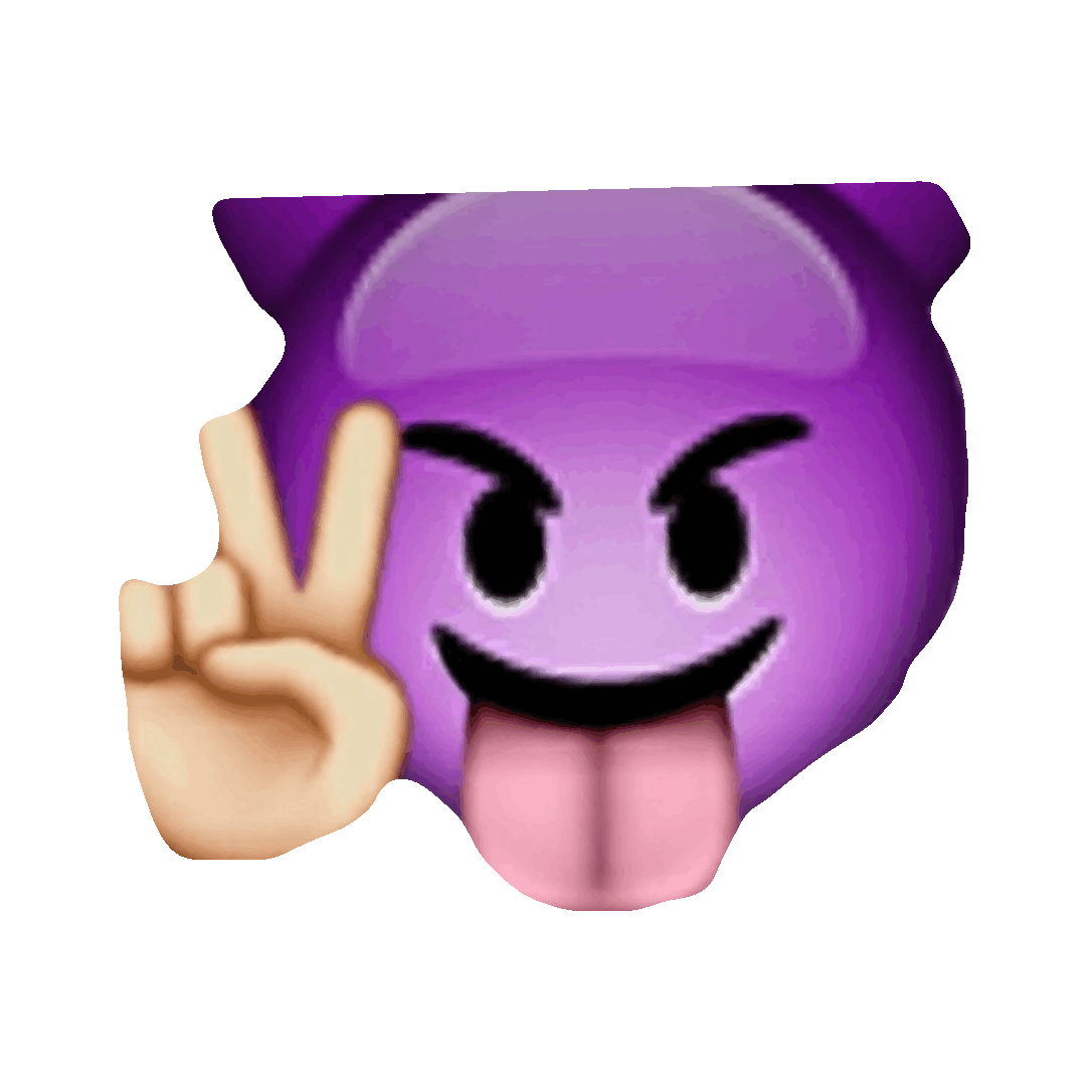 Demon Face Emoji Clipart - Full Size Clipart (#2457045) - PinClipart