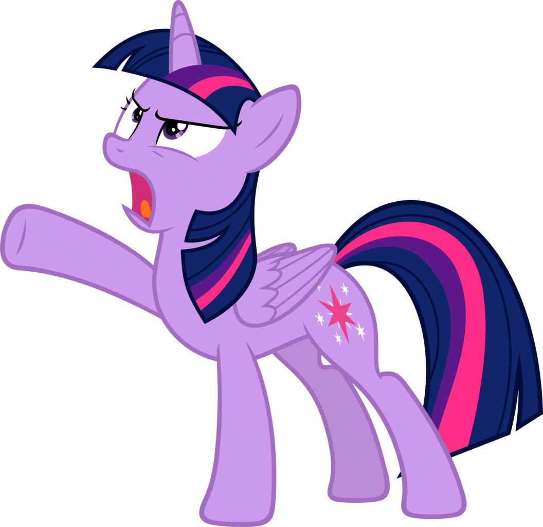 Mlp Princess Twilight Sparkle Angry Clipart - Full Size Clipart ...