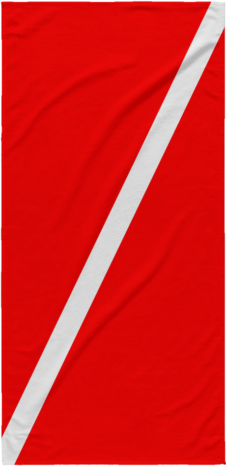 Beach Towel - Dive Flag Clipart - Full Size Clipart (#2479847) - PinClipart