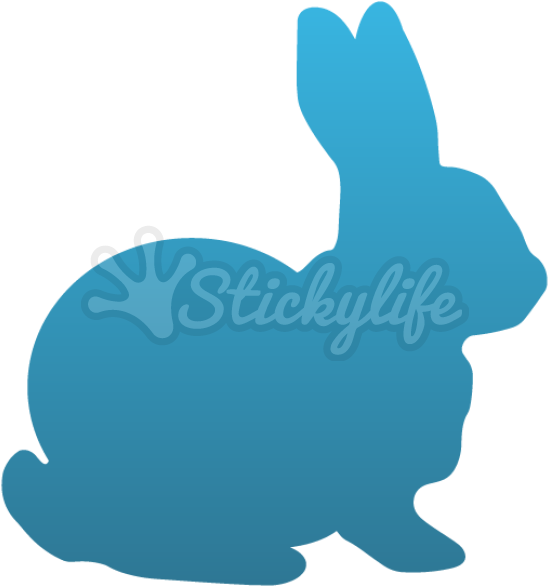 Paisley Rabbit Vinyl Decal Clipart - Full Size Clipart (#2481127 ...
