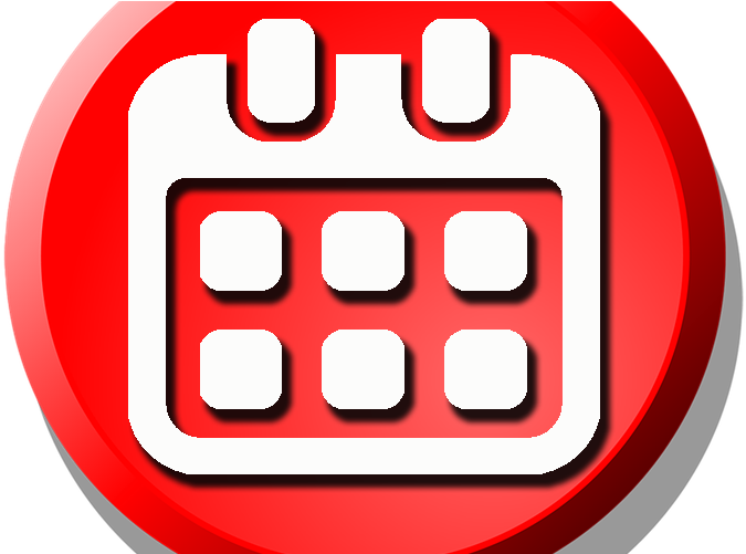 Red Icon Calendar Clipart - Full Size Clipart (#2486358) - PinClipart
