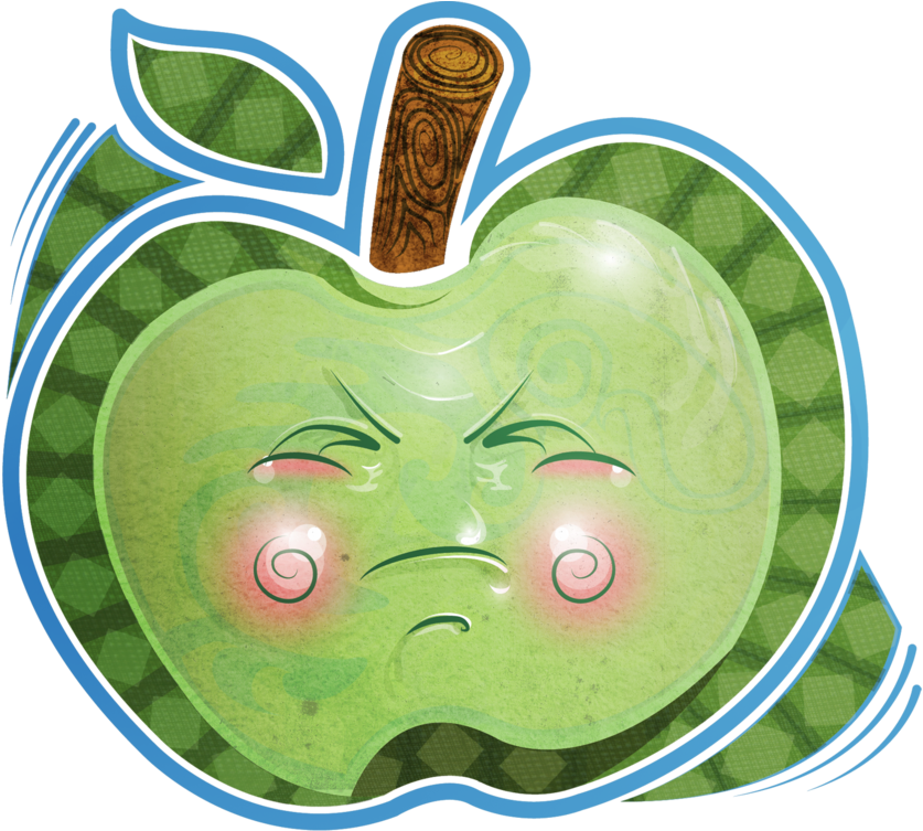 Sour Apple Clipart - Png Download - Full Size Clipart (#2490569 ...
