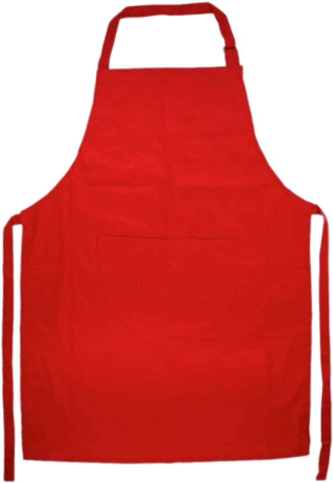 Red Apron Transparent Png Clipart - Full Size Clipart (#2492205 ...