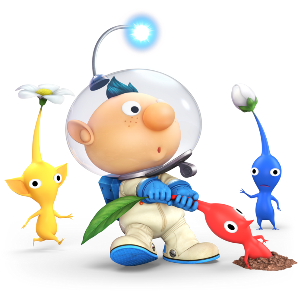 Supersmashbrosultimate Supersmashbros Oliver Pikmin Clipart - Full Size ...