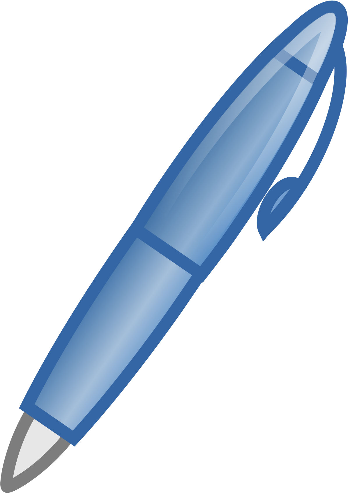 Blue Pen Icon Clipart - Full Size Clipart (#2493687) - PinClipart