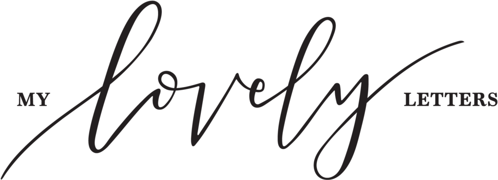 My Lovely Letters Clipart - Full Size Clipart (#2497570) - PinClipart