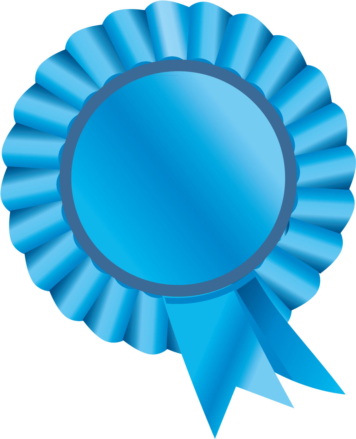 Download Rosette Ribbon Blue Clipart Picture - Rosettes And Ribbons ...