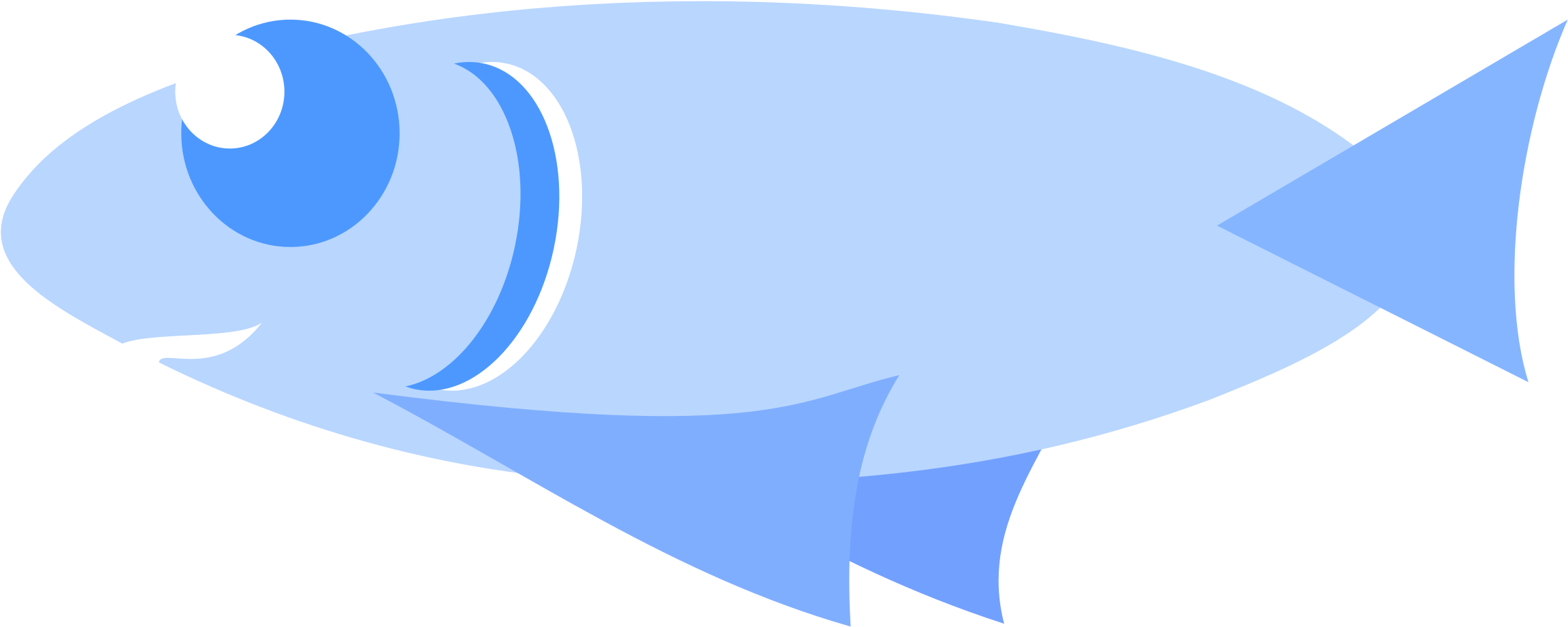 Fishing Computer Icons Food Bluefish - Light Blue Fish Clipart - Png ...