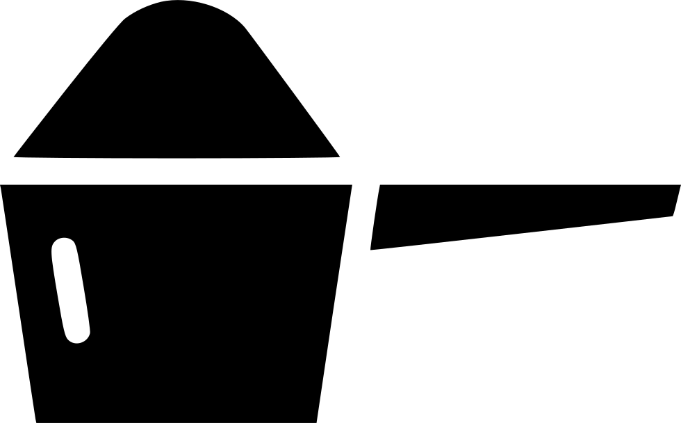 Scoop Powder Measuring Measure Cup Svg Png Clipart - Full Size Clipart ...