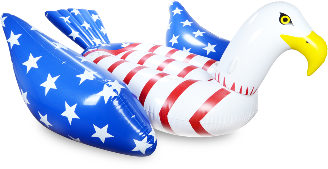 Bald Eagle American Flag Pool Float By Mimosa Inc Clipart - Full Size ...