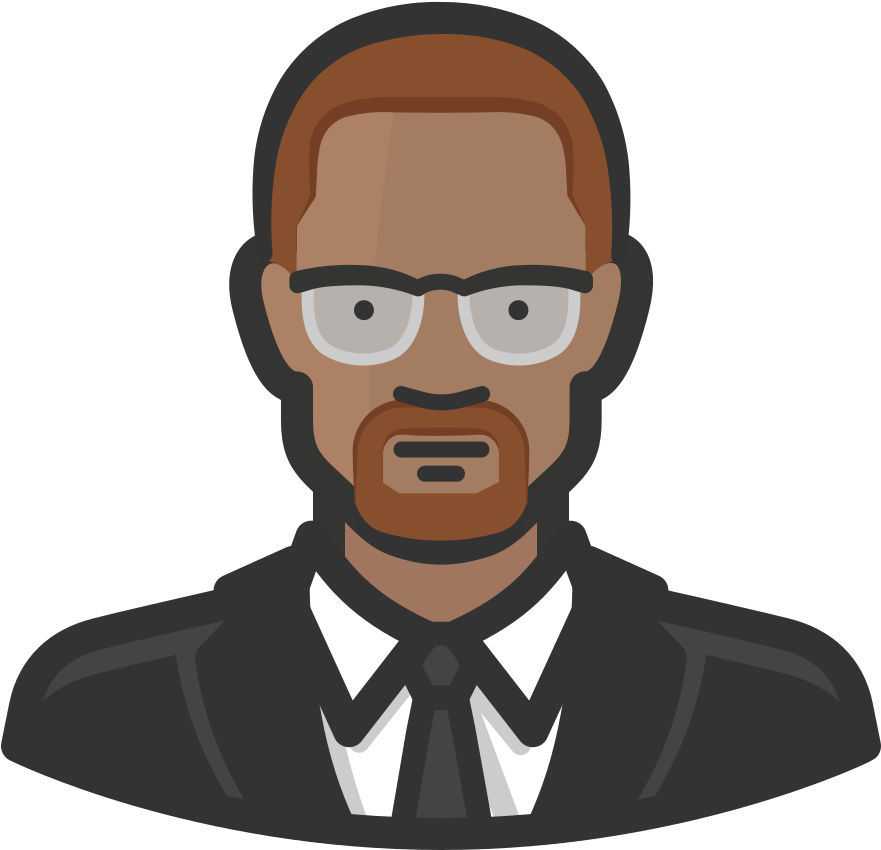 Malcolm X Png Clipart - Full Size Clipart (#2503404) - PinClipart
