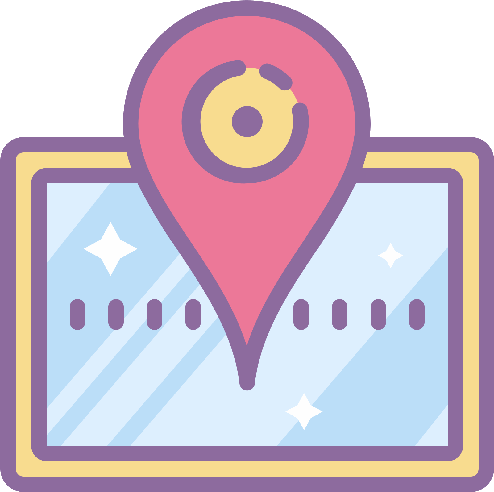 Map Marker Icon Clipart - Full Size Clipart (#2508092) - PinClipart
