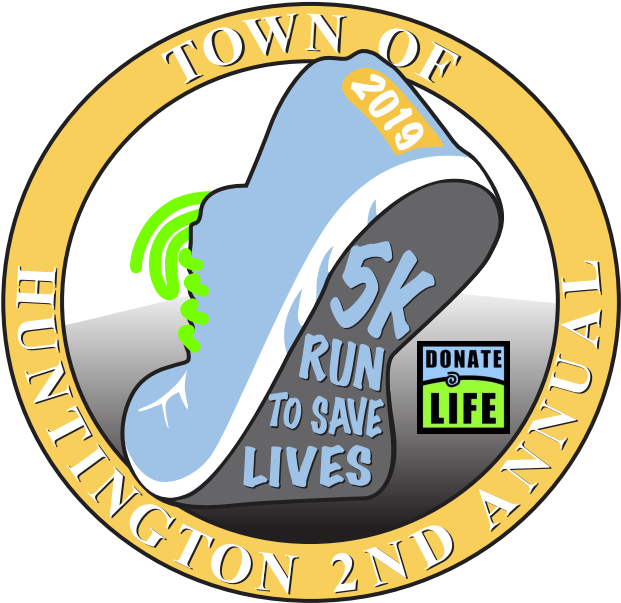 Town Of Huntington 5k Run To Save Lives Clipart - Full Size Clipart ...