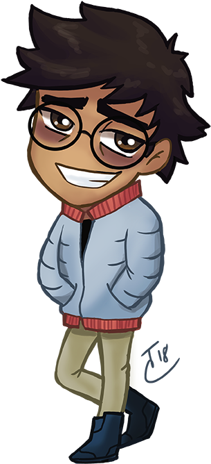 Chibi Drawing Of The Character Mash From Vigilante Clipart - Full Size ...