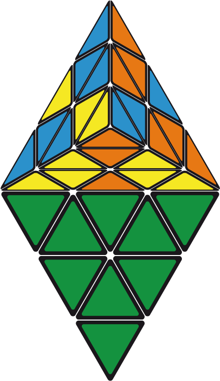 Pretty Patterns Pyraminx Clipart - Full Size Clipart (#2525064 ...