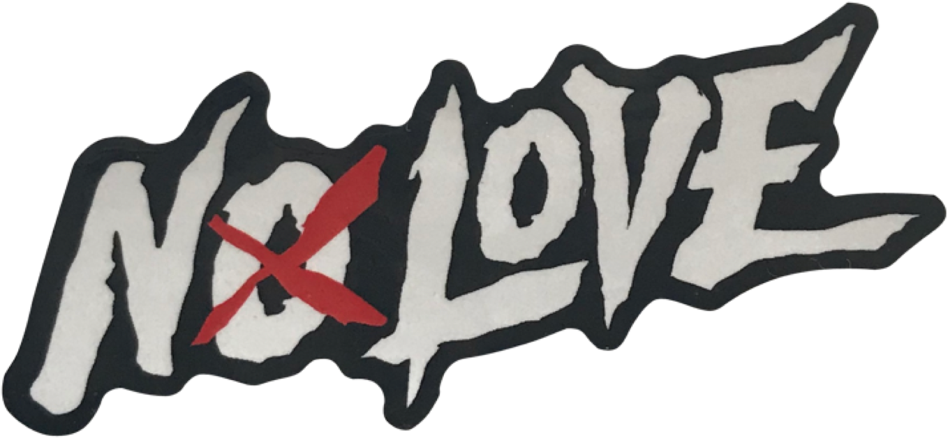 Download No Love - Sticker Clipart (#2528832) - PinClipart
