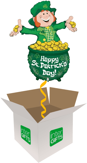 40″ Happy St Patricks Day Leprechaun Clipart - Full Size Clipart ...
