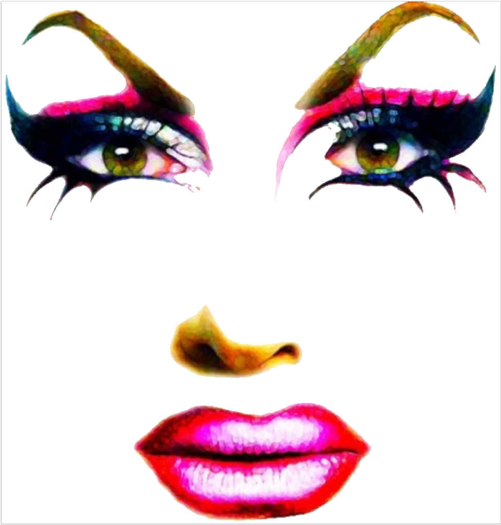 Download Dragqueen Face Makeup Rupaulsdragrace Freetoedit Clipart ...