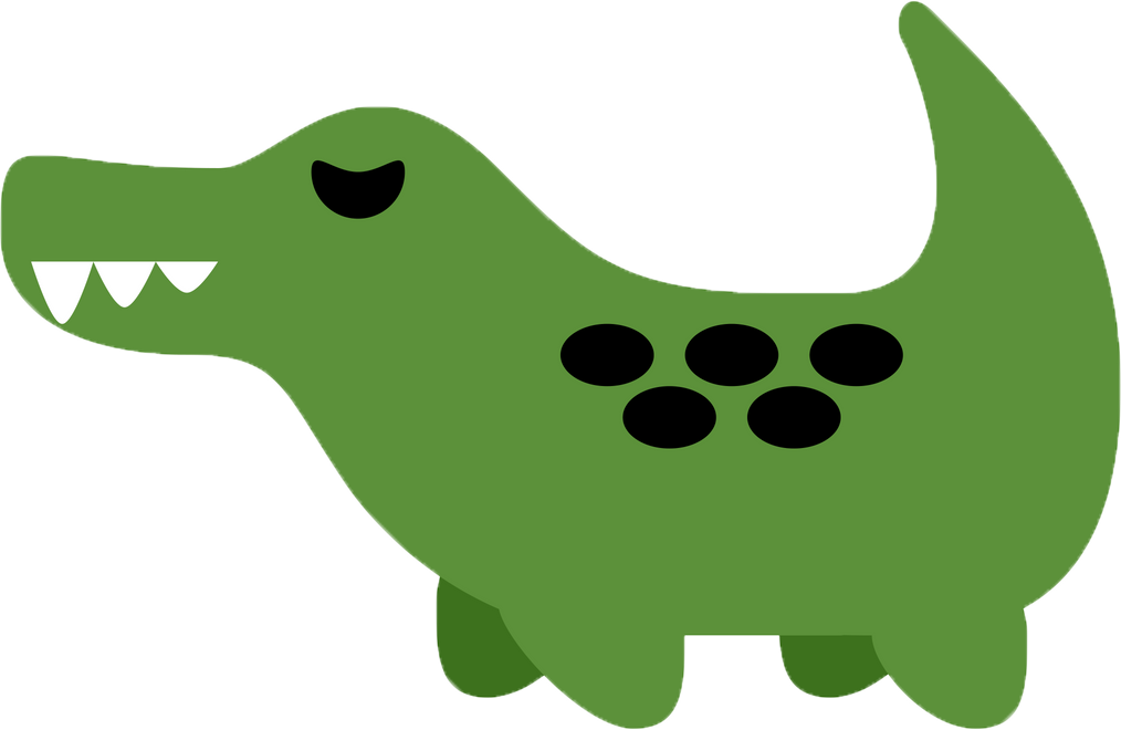 Croc Is Happy When You Are Happy Clipart - Full Size Clipart (#2544347 ...