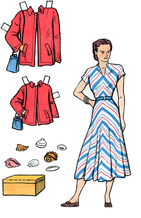 Jeanie In Florida Paper Dolls Clipart - Full Size Clipart (#2554576 ...