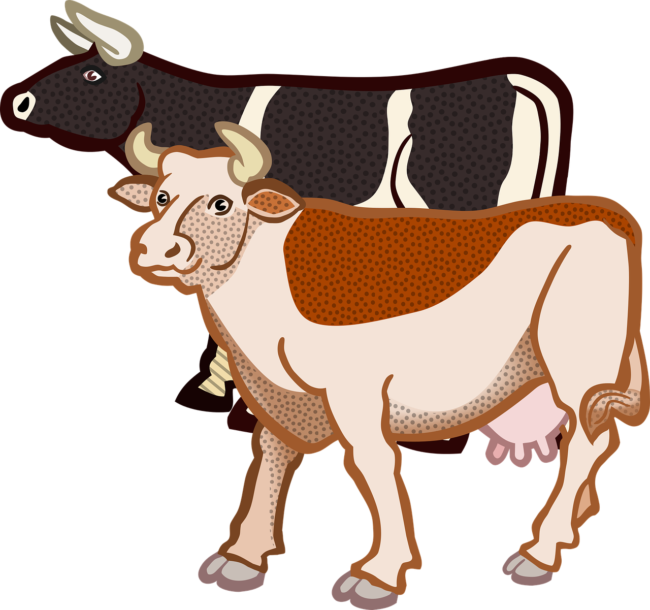 Animal Cow Farm Tier Png Image Clipart - Full Size Clipart (#2558297 ...
