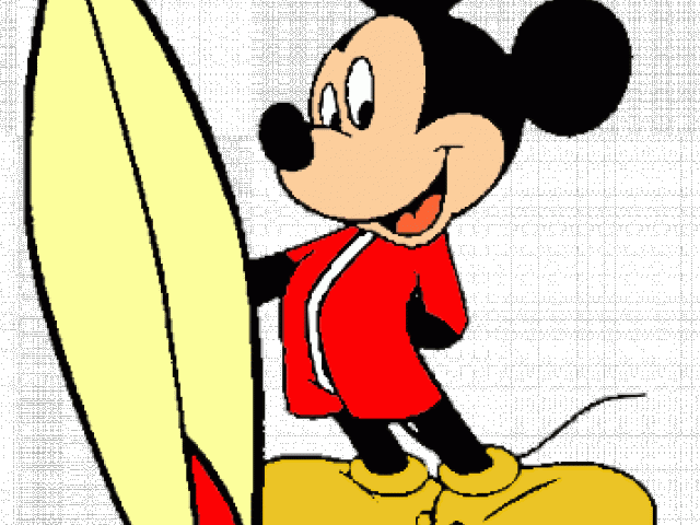 Surfing Clipart Mickey Mouse - Png Download - Full Size Clipart ...