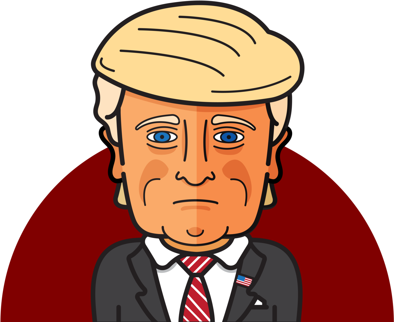 Donald Trump Clipart - Png Download - Full Size Clipart (#2562269 ...