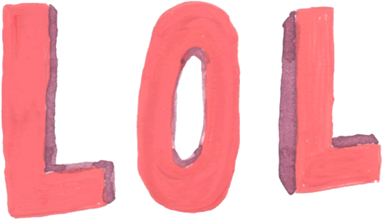 Animated Text Lol Sticker By Leeamerica Clipart - Full Size Clipart ...