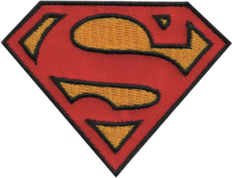 Embroidered Patch Superman Logo Clipart - Full Size Clipart (#2571009 ...