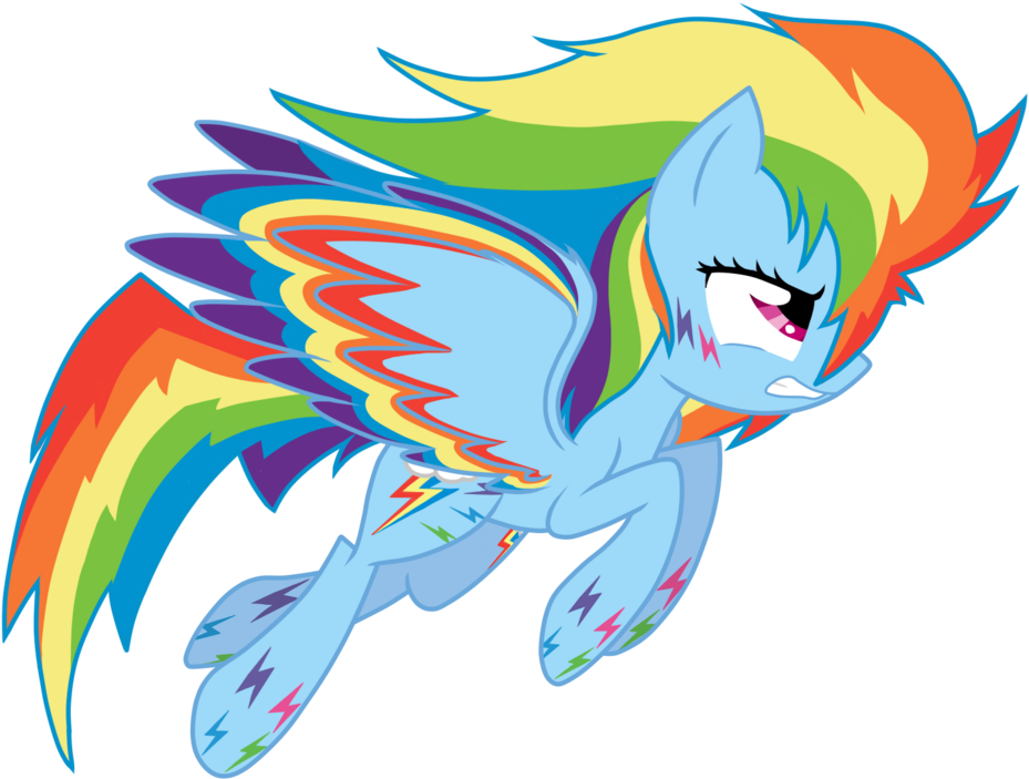 Rainbow Dash Original Pose By Luuandherdraws On Deviantart Clipart ...