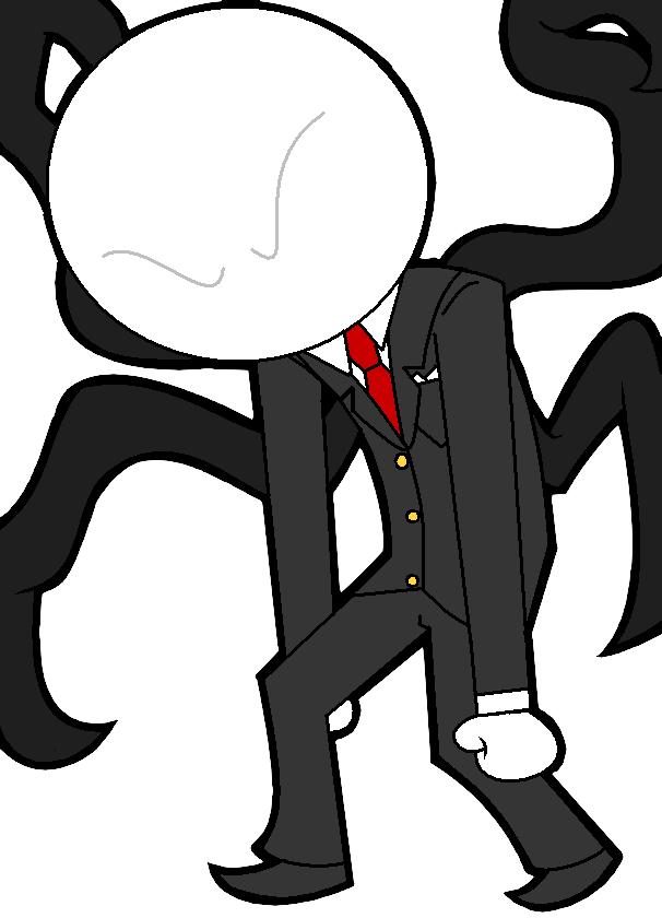 Slender Man Clipart Happy - Png Download - Full Size Clipart (#2589569 ...