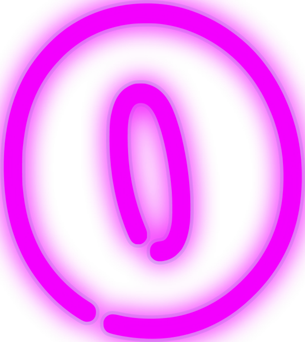 Neon Numbers Clip Art - Png Download - Full Size Clipart (#2589604 ...